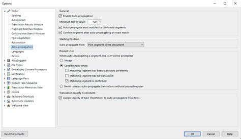 How To Auto Propagate Content To Already Confirmed Segment 1 Trados