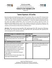 JNC HTN Algorithm JNC Hypertension Guideline Algorithm Initial Drugs Of Choice For