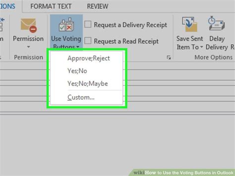 3 Ways To Use The Voting Buttons In Outlook Wikihow