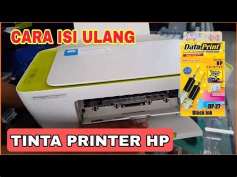 Cara Isi Ulang Tinta Printer HP Tipe 2335 2336 2337 2135 Dll