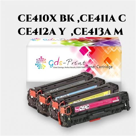 Hp Ce410x Bk ，ce411a C ，ce412a Y ，ce413a M ，hp Laserjet Pro 400 M451dn Color Printer，hp Laserjet