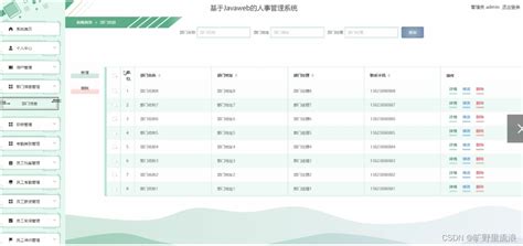 计算机毕业设计ssm基于javaweb的人事管理系统67zzz9【附源码】基于java Web的人事管理系统 Csdn博客
