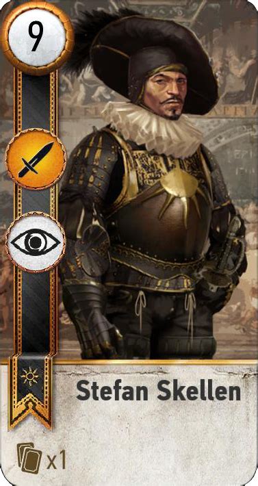 Stefan Skellen Gwent Card Witcher Wiki Fandom