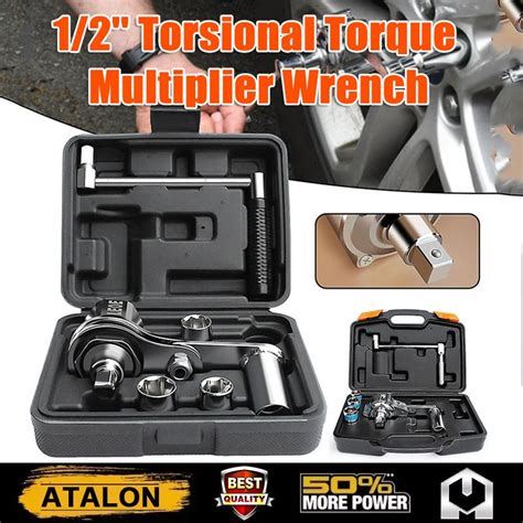 12 Torsional Torque Multiplier Wrench Labor Saving Lug Nut Remover Car Tire Disassembly Force