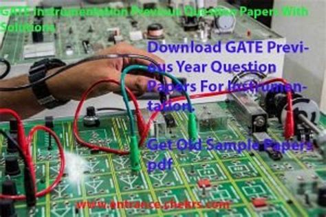 Gate Previous Year Question Papers For Instrumentation Free Pdf Download