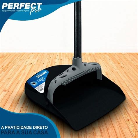 Pá de Lixo Alça Coletora de Lixo e Cabo 90 cm Perfect PreveOeste