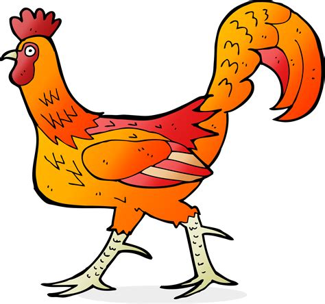 Cartoon Cockerel Drawing 47186365 Png