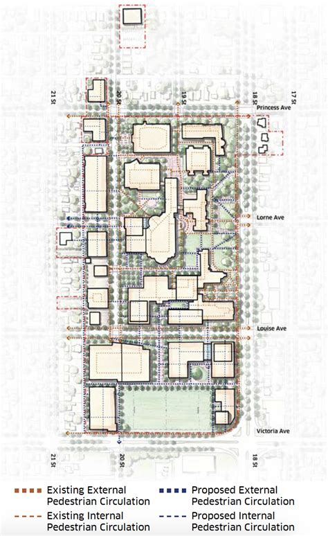 Pedestrian Circulation Campus Master Plan