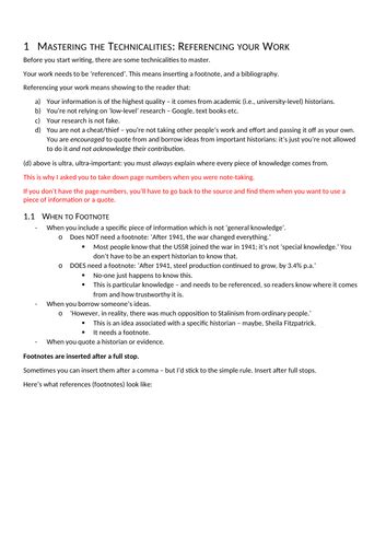 Mastering The Technicalities Teaching Resources