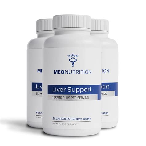 Liver Support Supplement 60 Capsules Meo Nutrition
