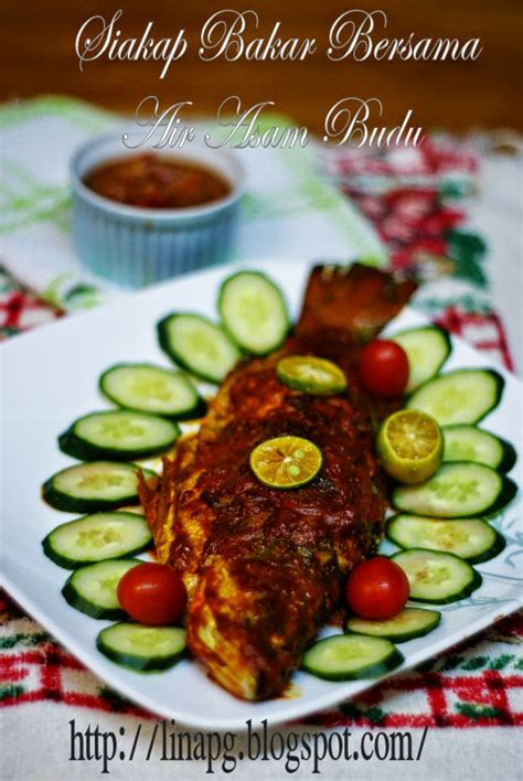 Resepi Ikan Siakap Bakar Bersama Air Asam Budu TERATAK MUTIARA KASIH