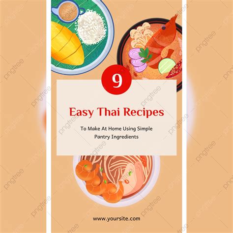 Various Food Recipes Pinterest Pin Template Download On Pngtree