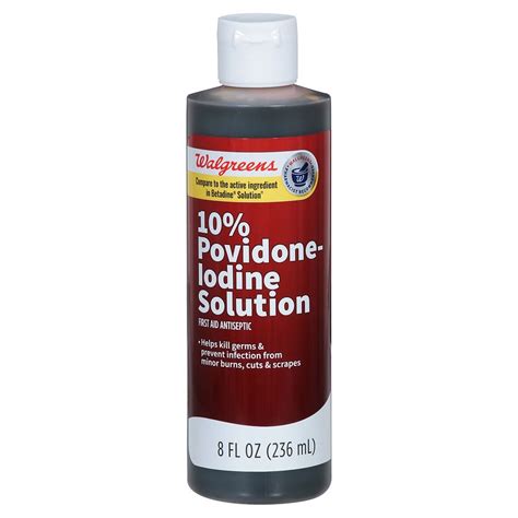 Walgreens 10 Povidone Iodine Solution Walgreens