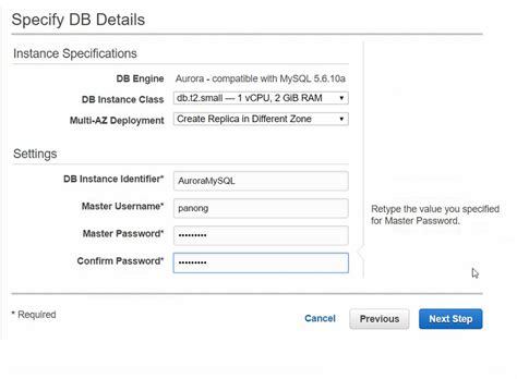 create a mysql cluster database instance in rds — patricia anong