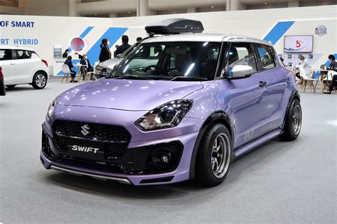 ชมคันจริง Suzuki Swift แต่งใหม่รอบคัน สีม่วงโดนใจ พร้อมราคาค่าตกแต่ง