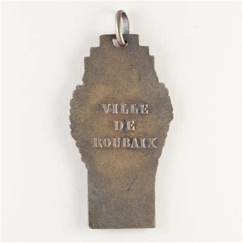 Médaille Pendentif Ville De Roubaix Nord Mid Collection