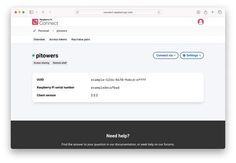Raspberry Pi Connect Raspberry Pi Documentation