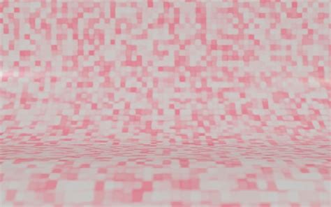 핑크 타일 벽과 바닥 질감 배경 컬러 모자이크 빈티지 스타일의 심플한 디자인 프리미엄 사진