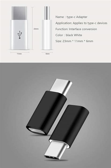 Adapter USB Typ C Zu Micro USB E Shopper Adapter Ladekabel
