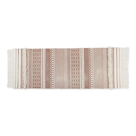 Foundry Select Shabby Elegance Textured Fringe Cinnamon 2 X 3 Ft