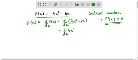 solved find the critical numbers of the function enter your answers as a comma separated list