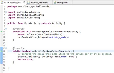 membuat hello world di android