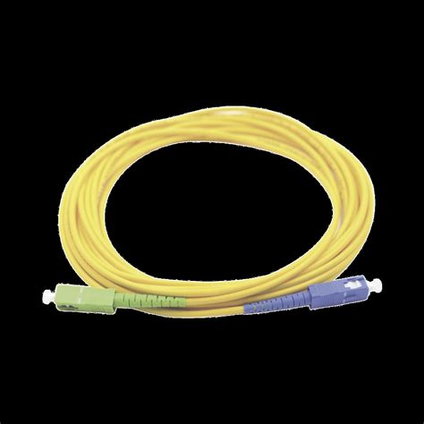 Jumper De Fibra Ptica Monomodo Sc Upc Sc Apc Simplex Color Amarillo Metro Lp Fo Scu Sca