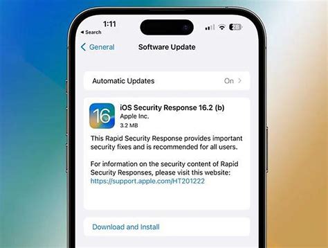 蘋果為ios 162測試版發布第二個安全響應更新