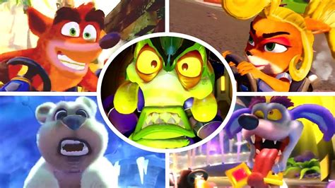 Crash Team Racing Nitro Fueled All Characters Trailers YouTube