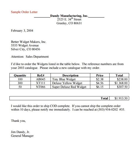 Sample Purchase Order Letter Format In Word Purchase Vrogue Co