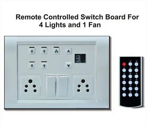 Wireless Remote Control Modular Switch Board at Rs 1890 सवचबरड Carolight Technologies