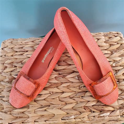 Sumertime Vintage Keds Grasshopper Womens Flats With Tortoise Shell