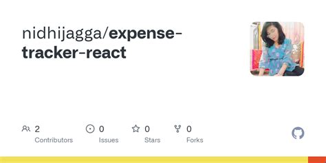github nidhijagga expense tracker react