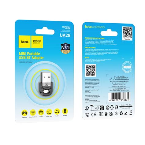 Hoco Ua28 Usb Bluetooth Adapter Hoco Bangladesh