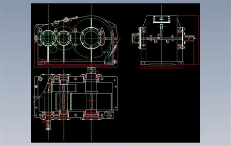 8减速箱 Autocad 模型图纸免费下载 懒石网