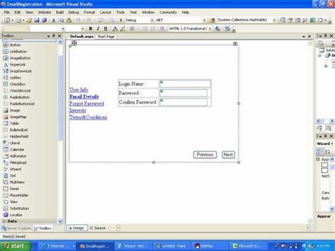 ASP NET 2 0 Wizard Control CodeProject