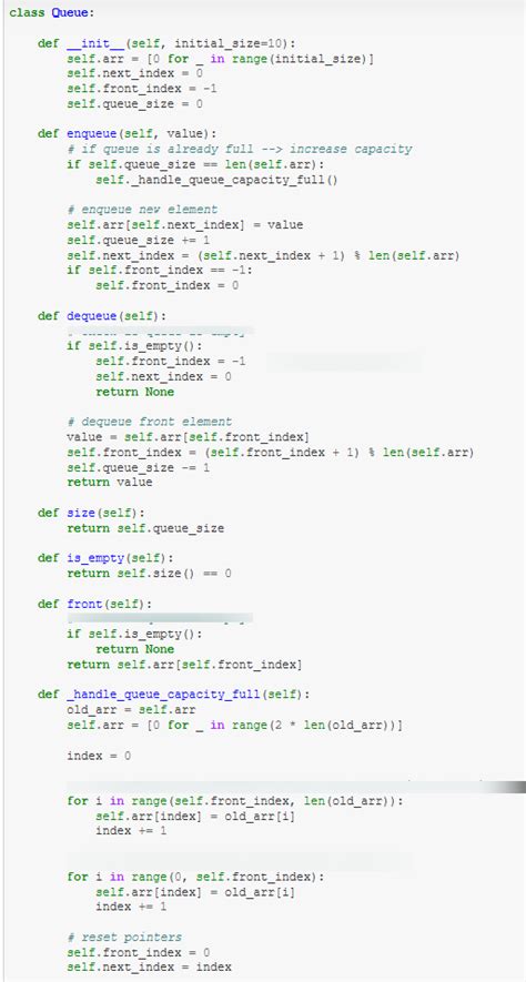 312 Build A Queue Using An Array Diagram Quizlet