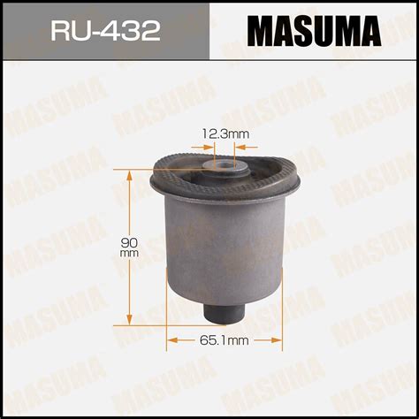 Сайлентблок Masuma, RU-432. | Masuma - запчасти для иномарок оптом от ...