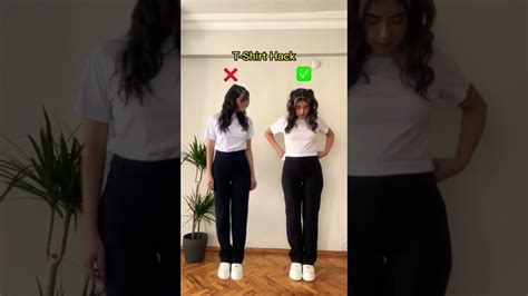 T Shirt Hack ️ Viral Shorts Fashion Fashionhacks Fashionstyle