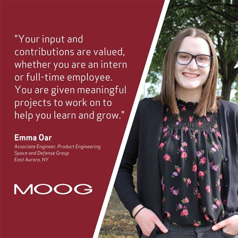 Moog Inc On Linkedin Moog Is The Perfect Place To Launch And Grow Your Career Emma Completed 4…
