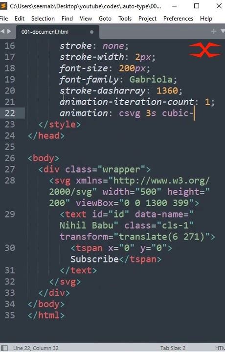 Subscribe Html Css Youtube
