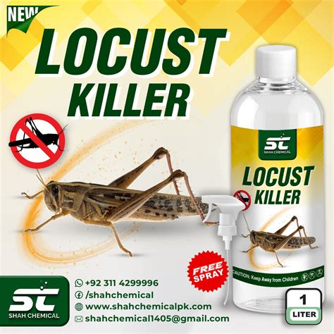 Locust Killer Ready For Use Spray 1 Litre Shah Chemicals