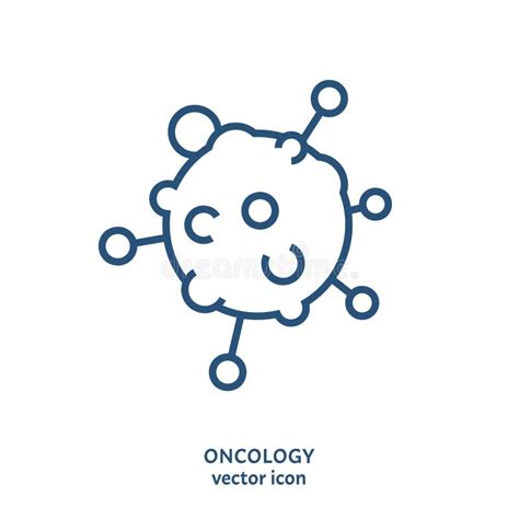 Oncology Linear Pictogram Branch Of Medicine Symbol Stock Vector