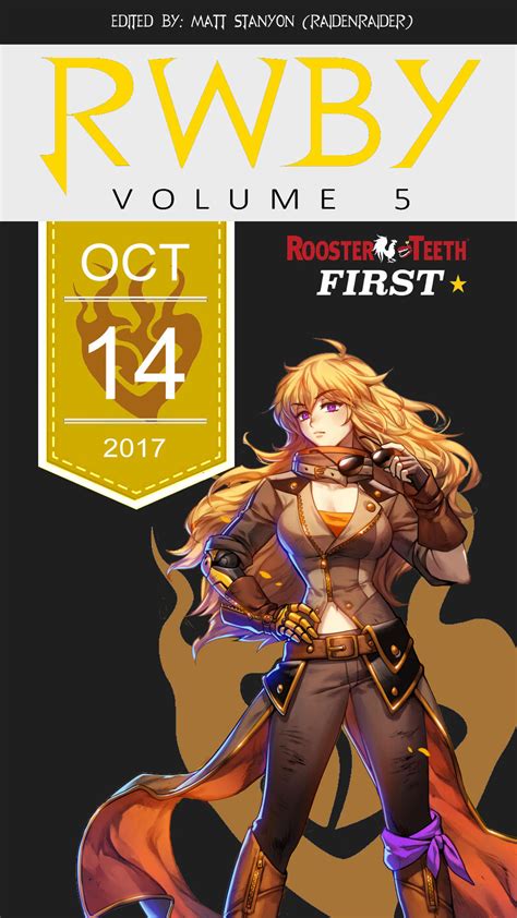 Rwby Volume 5 Fan Promo Mobile Poster Yang By Raidenraider On