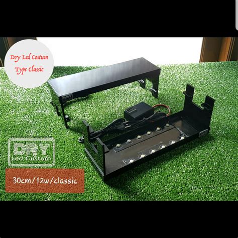 Jual Lampu Aquascape 30cm DRY Led Custom CLASSIC 12W DIY HPL Aquarium