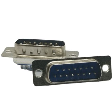 Conector Db15 Macho 180° Solda Fio Rs Componentes EletrÔnicos