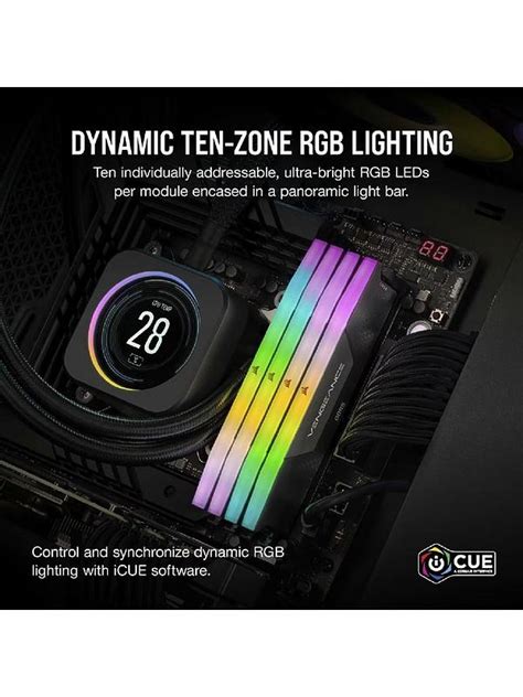 Corsair Ddr5 5600 Veng Rgb Blk 32gb 2x16gb Very