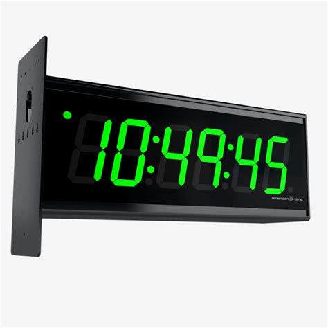 Wi Fi Synchronized Digital Wall Clocks American Time