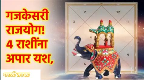 गजकेसरी राजयोग या ४ राशींना मिळणार अपार यश Marathi Mirror
