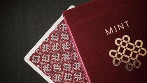 Mint Red Launch Edition Playing Cards Eclipse Games Pty Ltd